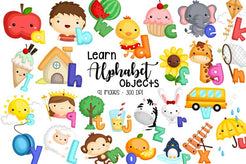 Alphabet Clipart - A to Z Clip Art – inkleystudio