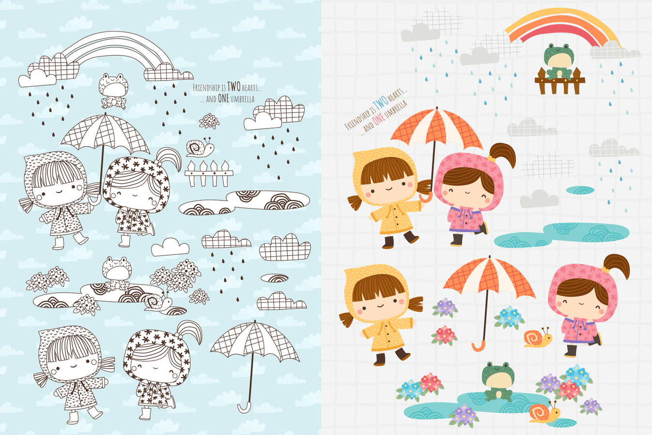 Rainy Season Design Bundle – inkleystudio
